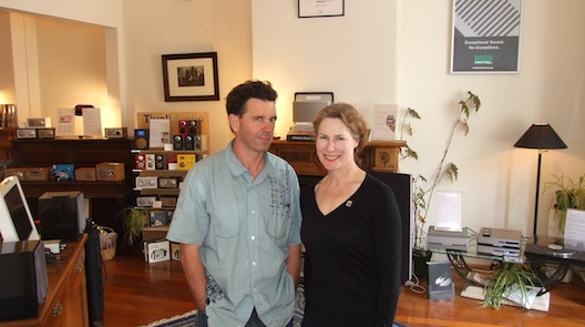 Totally Wired owners John Ransley and Sharon Guytonbeck. – Totally Wired